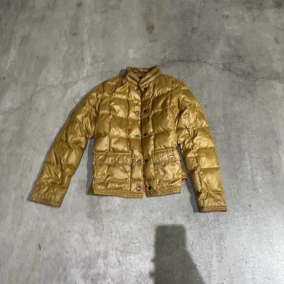 Eddie Bauer | Jackets & Coats | Gold Puffer Jacket | Poshmark